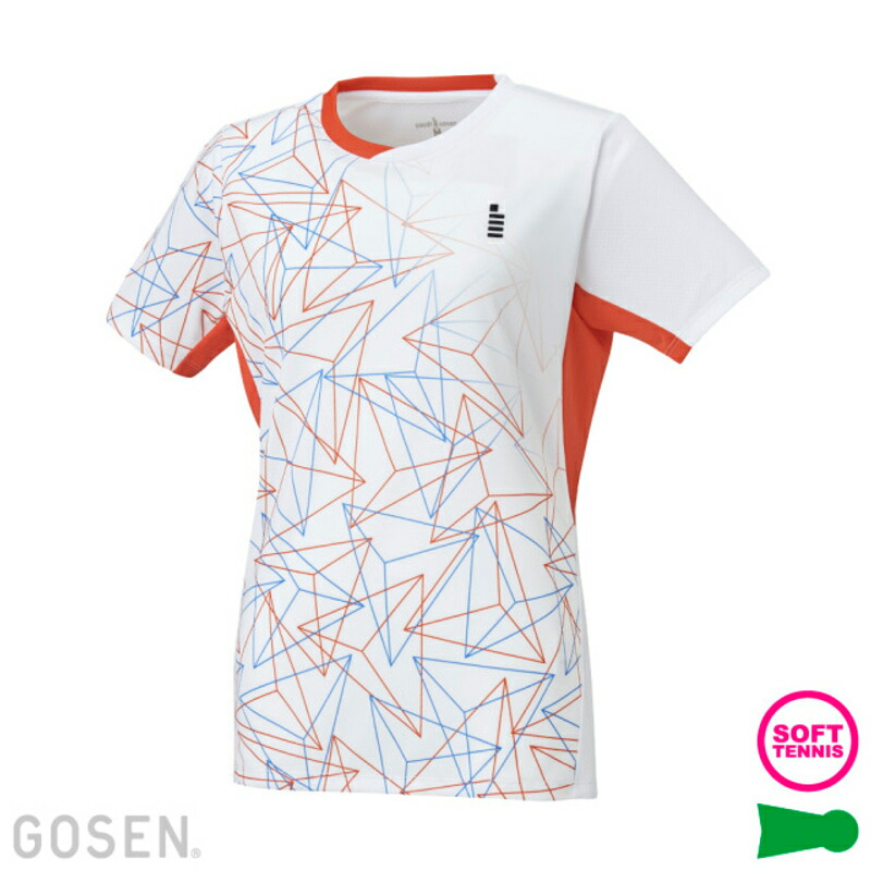 【楽天市場】ゴーセン テニス レディース ゲームシャツ T2205(30) ホワイト GOSEN：M スポーツ 楽天市場店