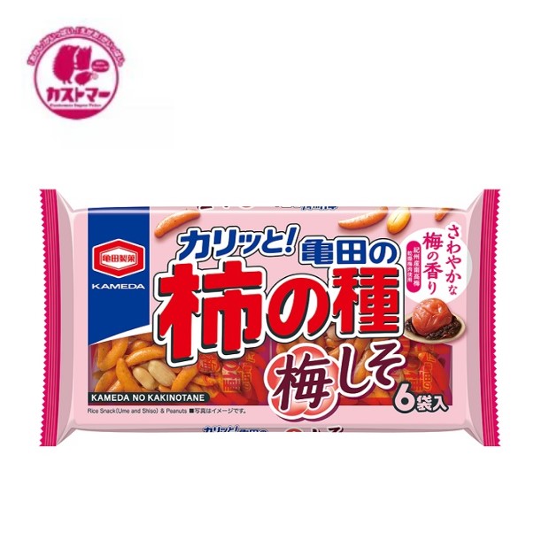 【楽天市場】亀田の柿の種梅しそ 6袋詰 164g×12 亀田製菓：お菓子の専門店 カストマー