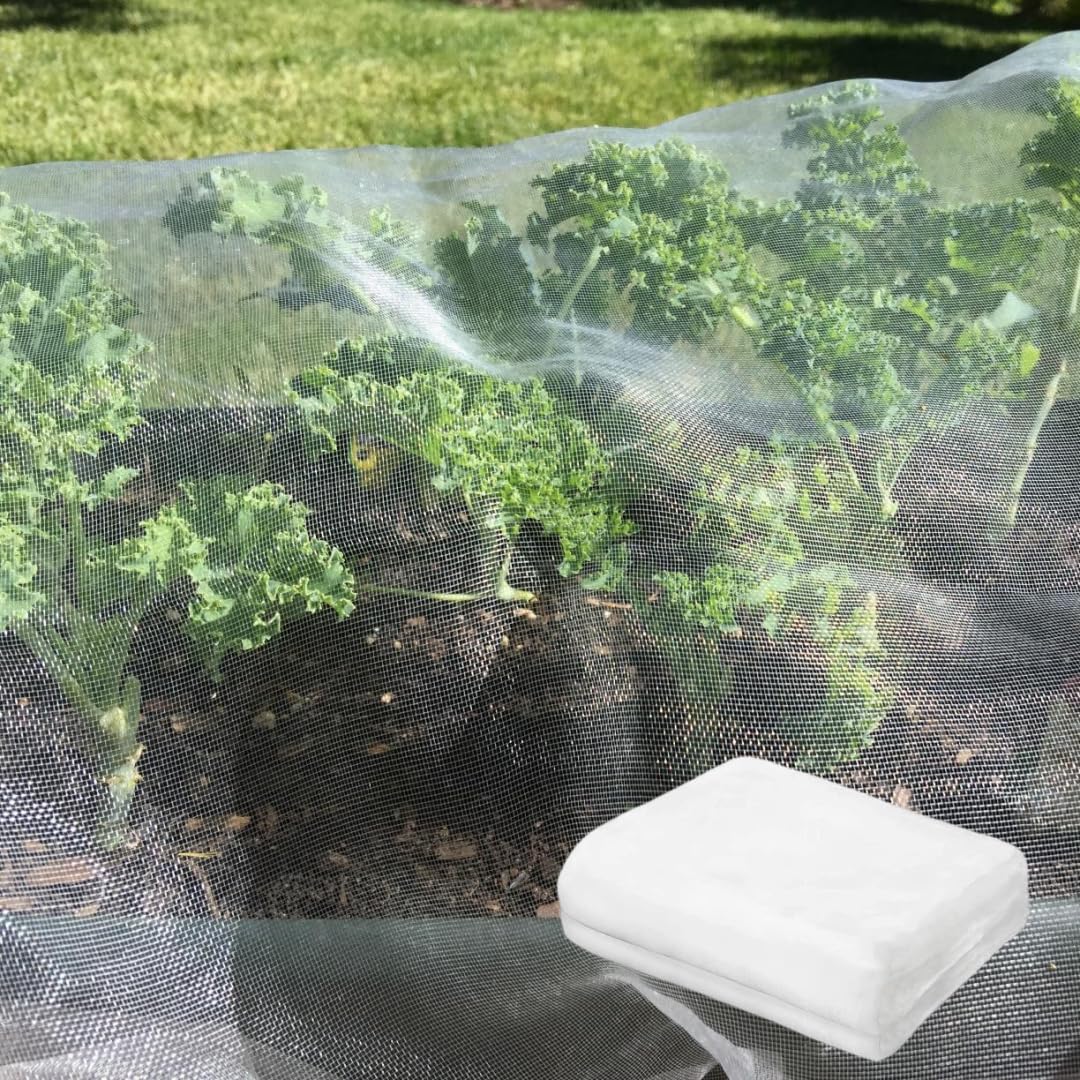 【楽天市場】防虫ネット 園芸用ネット 防鳥ネット 1mm目 鳩よけネット 野菜栽培 家庭菜園 畑 野菜 虫鳥除け網 通気性 虫除けネット 耐久性 簡単に設置できる 2mx5m（2セット）：カシ ...