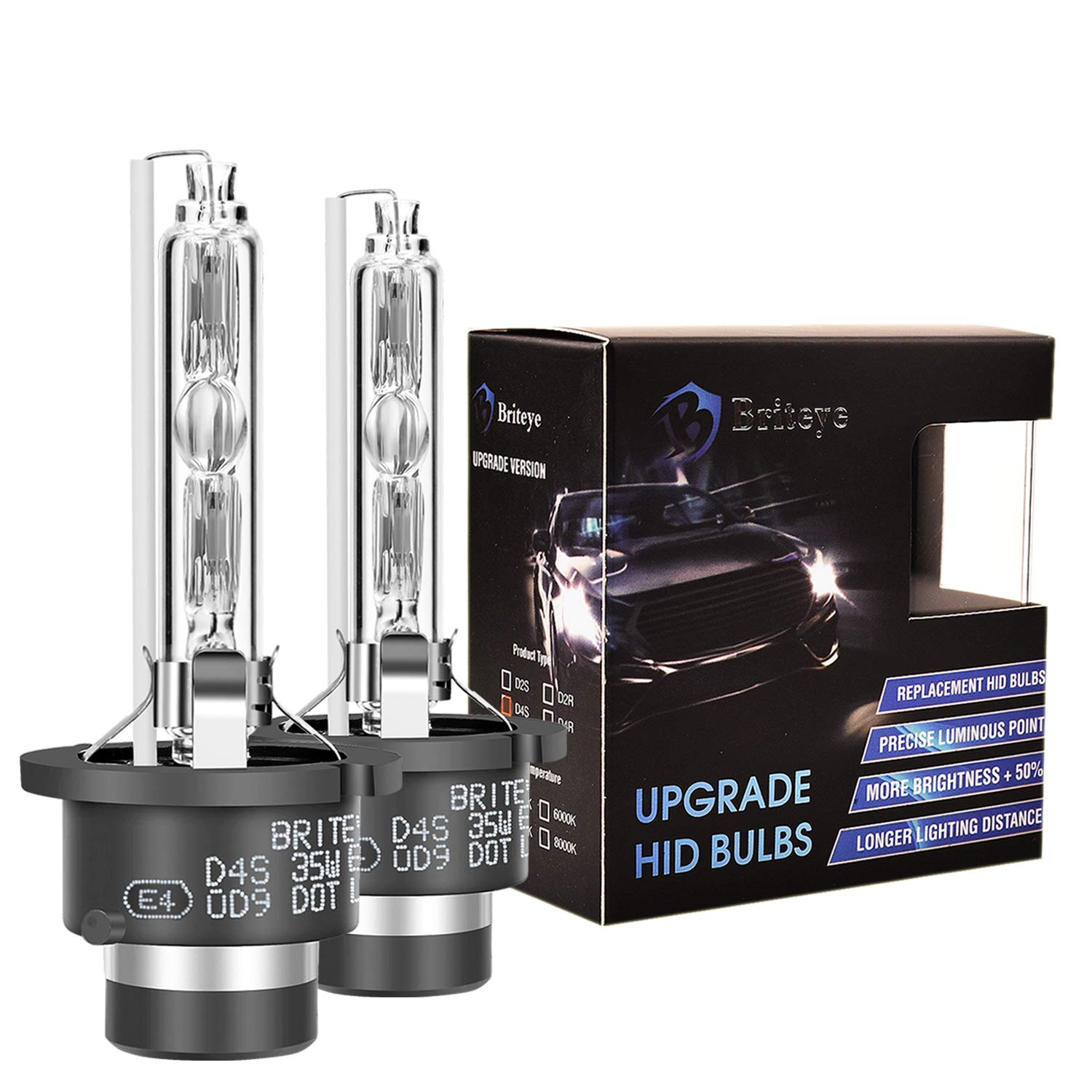 【楽天市場】HID D4S 8000K 交換用バルブ 車検対応 HIDヘッドライト D4S 35W 12V 高輝度 HIDライト 2個入り：カシキド楽天市場店