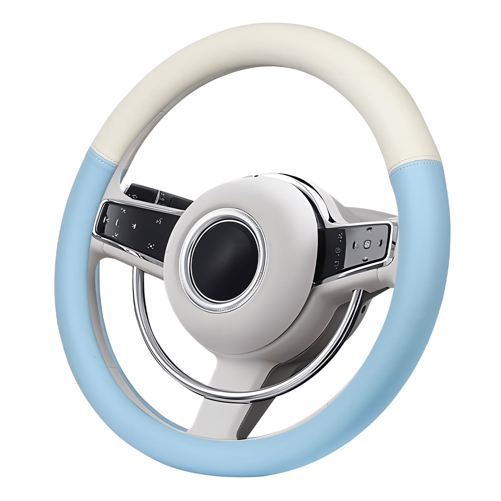 【楽天市場】ハンドルカバー バイカラー Sサイズ かわいい ステアリングカバー 軽自動車 おしゃれ ツートンカラー 普通車 適合多車種 タント ...