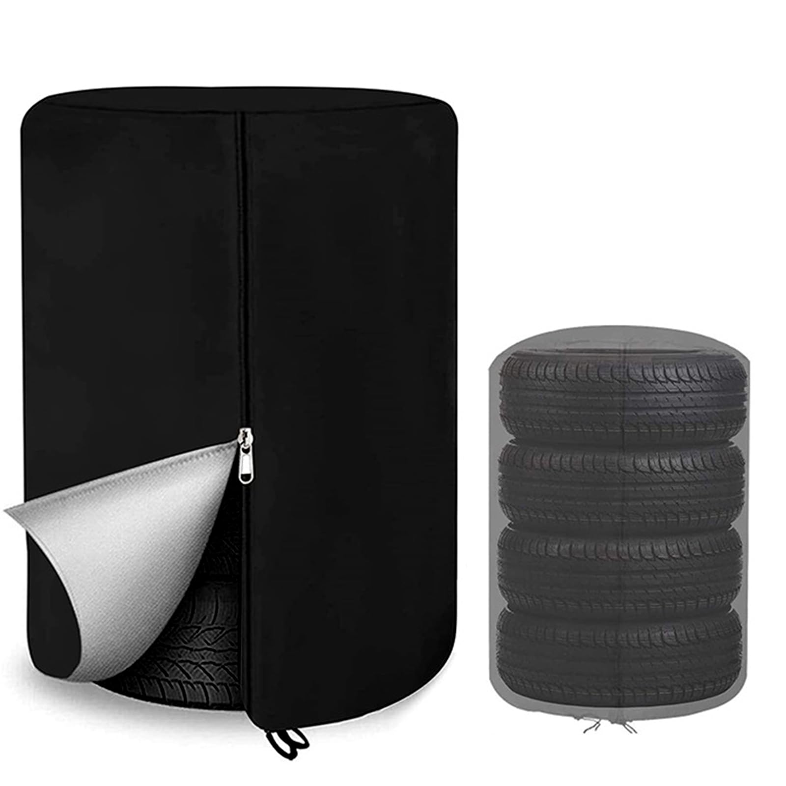 【楽天市場】タイヤカバー 屋外 防水 タイヤ保管カバー 420D 厚手 幅65x高さ90cm タイヤ収納 軽自動車用 紫外線 防埃 防雨 耐久 ...