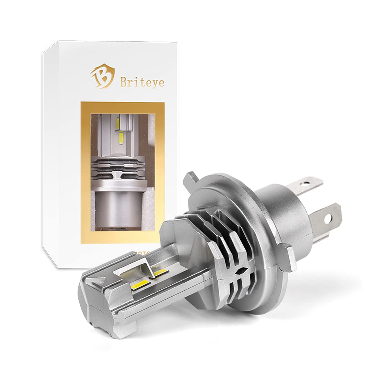 【楽天市場】H4 バイク LEDヘッドライト 車検対応 CREEチップ搭載 一体型 バイク用 H4 LEDバルブ HI/LO切替 6500K ホワイトファンレス DC12V 24V バイク ...