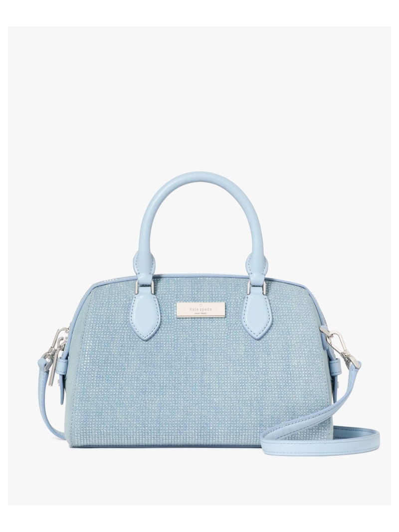 【楽天市場】【SALE／70%OFF】マディソン デニム ホット フィックスド スタッズ スモール ドリー ダッフル クロスボディ kate ...