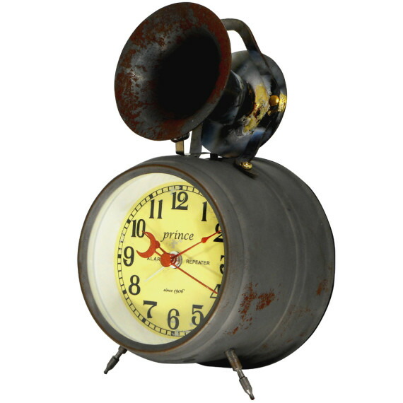 【楽天市場】PRINCE プリンス Bugle alarm clock Aging ビューグルクアラームロック エージング 目覚まし時計 ...