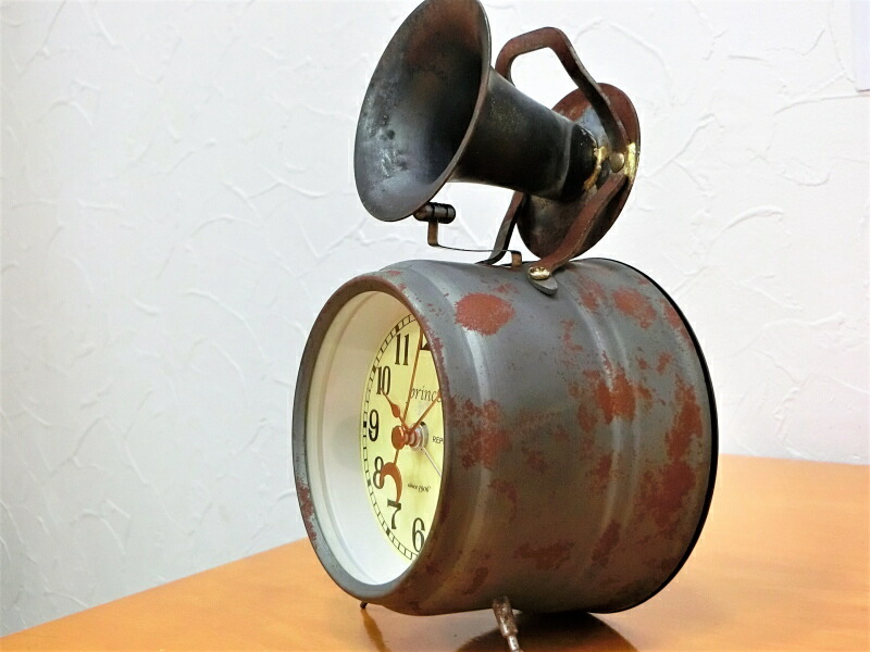 【楽天市場】PRINCE プリンス Bugle alarm clock Aging ビューグルクアラームロック エージング 目覚まし時計 ...