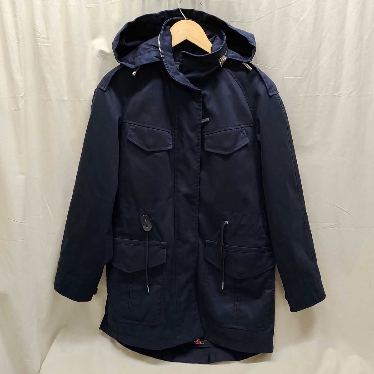 【楽天市場】【中古】COACH コーチ M65 ミリタリーコート S ネイビー 中綿入りライナー付き レディース：カウカウキング 楽天市場店