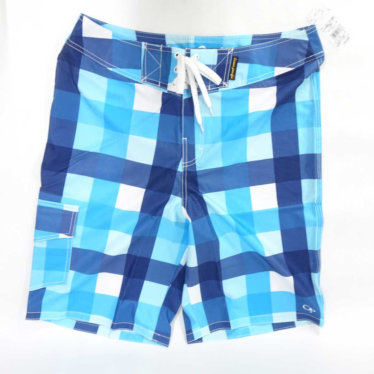 【楽天市場】【中古・未使用品】オーシャンパシフィック サーフパンツ スイムショーツ 海パン OP サイズ33 ブルー 512405 メンズ ...