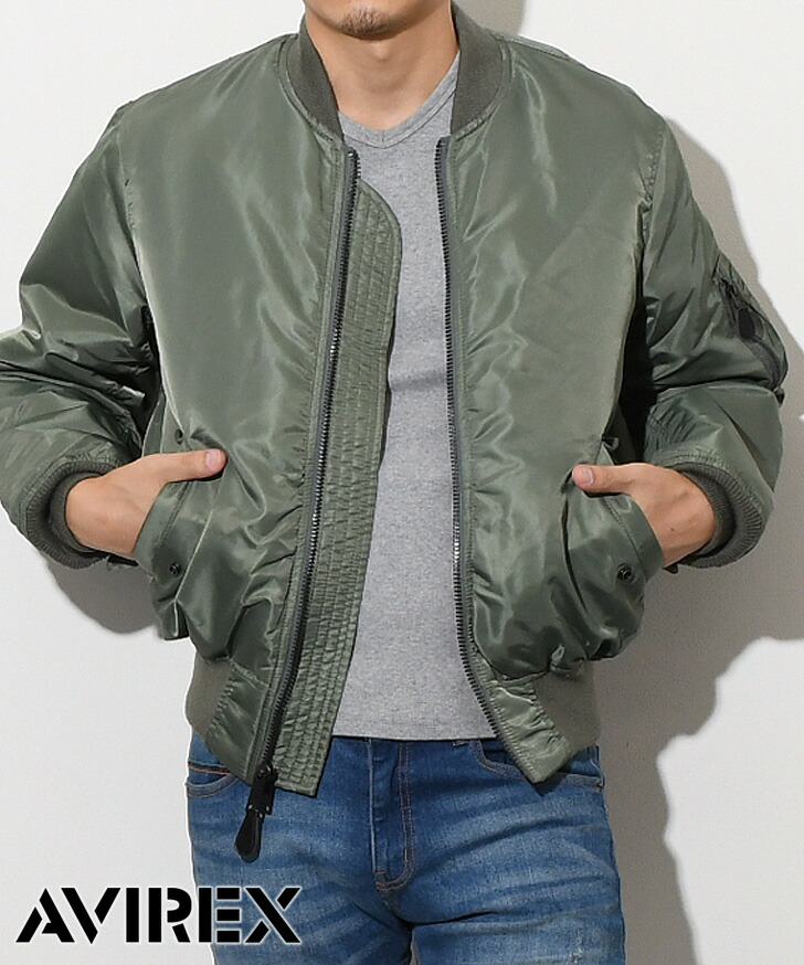 【楽天市場】送料無料 AVIREX アビレックス MA-1 COMMERCIAL エムエーワン コマーシャル メンズ アウター ma1 アヴィレックス ミリタリー ブルゾン フライトジャケット ...