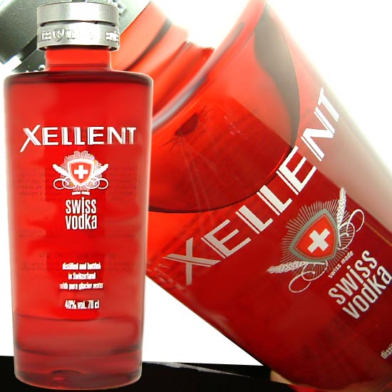 【楽天市場】エクセレント スイス ウォッカ 700ml 40度 (XELLENT Swiss Vodka) kawahc プチギフト 内祝い ...
