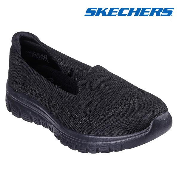 【楽天市場】スケッチャーズ レディース スリッポン スニーカー グレイスフル ビュー ファインダー 100697 BBK SKECHERS ...
