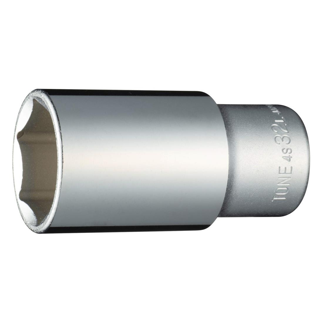 【楽天市場】トネ(TONE) ディープソケット(6角) 4S-32L 差込角12.7mm(1/2”) 二面幅32mm：川山商店 楽天市場店
