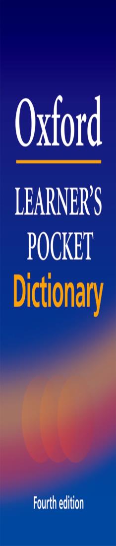 【楽天市場】Oxford Learner’s Pocket Dictionary: A pocket-sized reference to ...