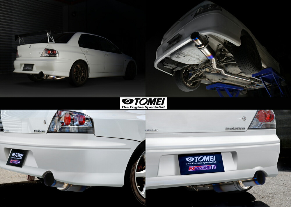 【楽天市場】【 ランサー エボリューション7,8,9 (Evo. VII, VIII, IX) CT9A / 4G63用 (日本仕様バンパー用) 】 東名パワード エクスプリーム チタン ...