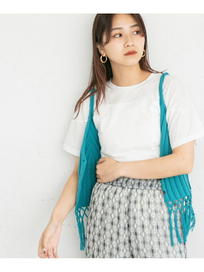 【楽天市場】【SALE／40%OFF】カーブラインTEE KBF ケービーエフ トップス カットソー・Tシャツ ホワイト グレー ネイビー【RBA_E】[Rakuten Fashion ...