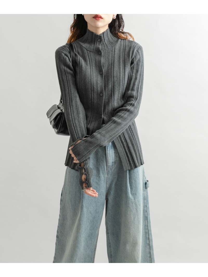 【楽天市場】【SALE／50%OFF】ボタンアップランダムRIBニット KBF ケービーエフ トップス ニット ベージュ グレー ホワイト【RBA_E】[Rakuten Fashion ...