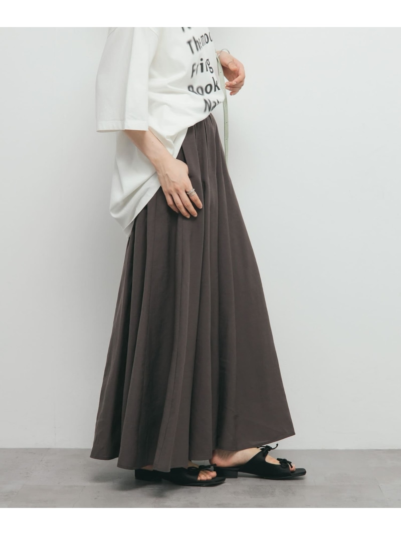 【楽天市場】ワイドフレアシアースカート KBF ケービーエフ スカート その他のスカート ブラック ホワイト グレー【送料無料】[Rakuten Fashion]：KBF／ケービーエフ