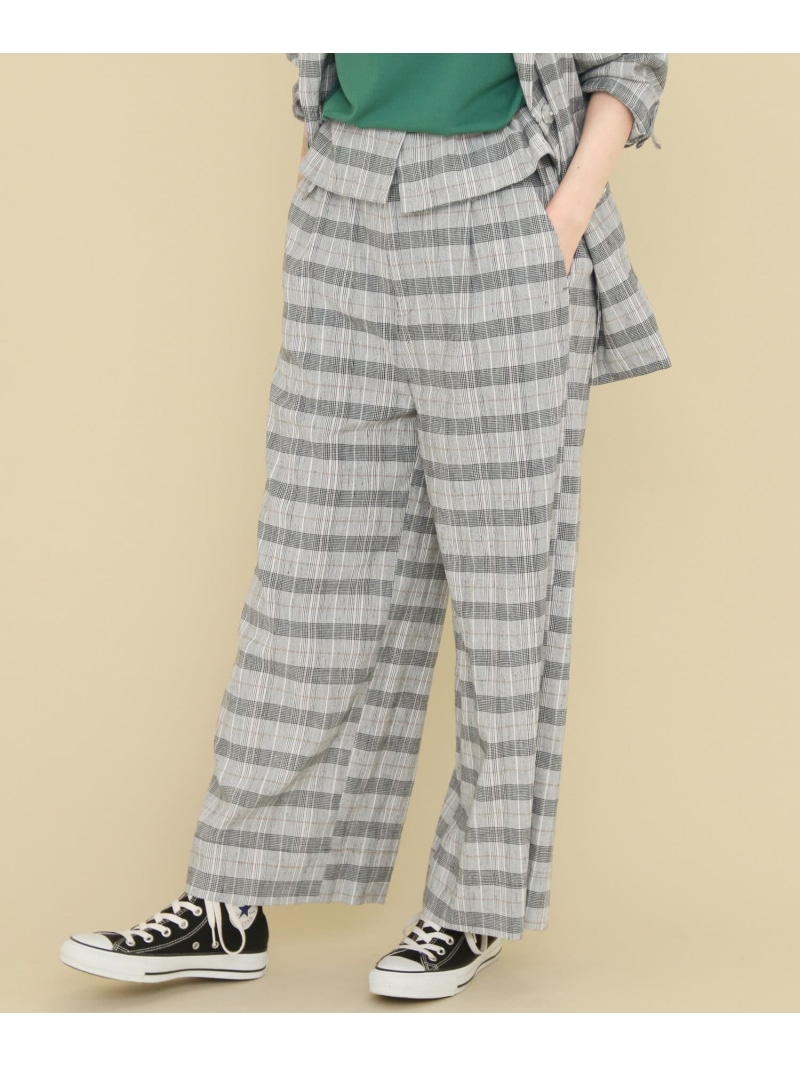 【楽天市場】【SALE／70%OFF】ラップウエストイージーチェックパンツ∴ KBF ケービーエフ パンツ チノパンツ ブラック グレー【RBA_E】[Rakuten Fashion]：KBF ...