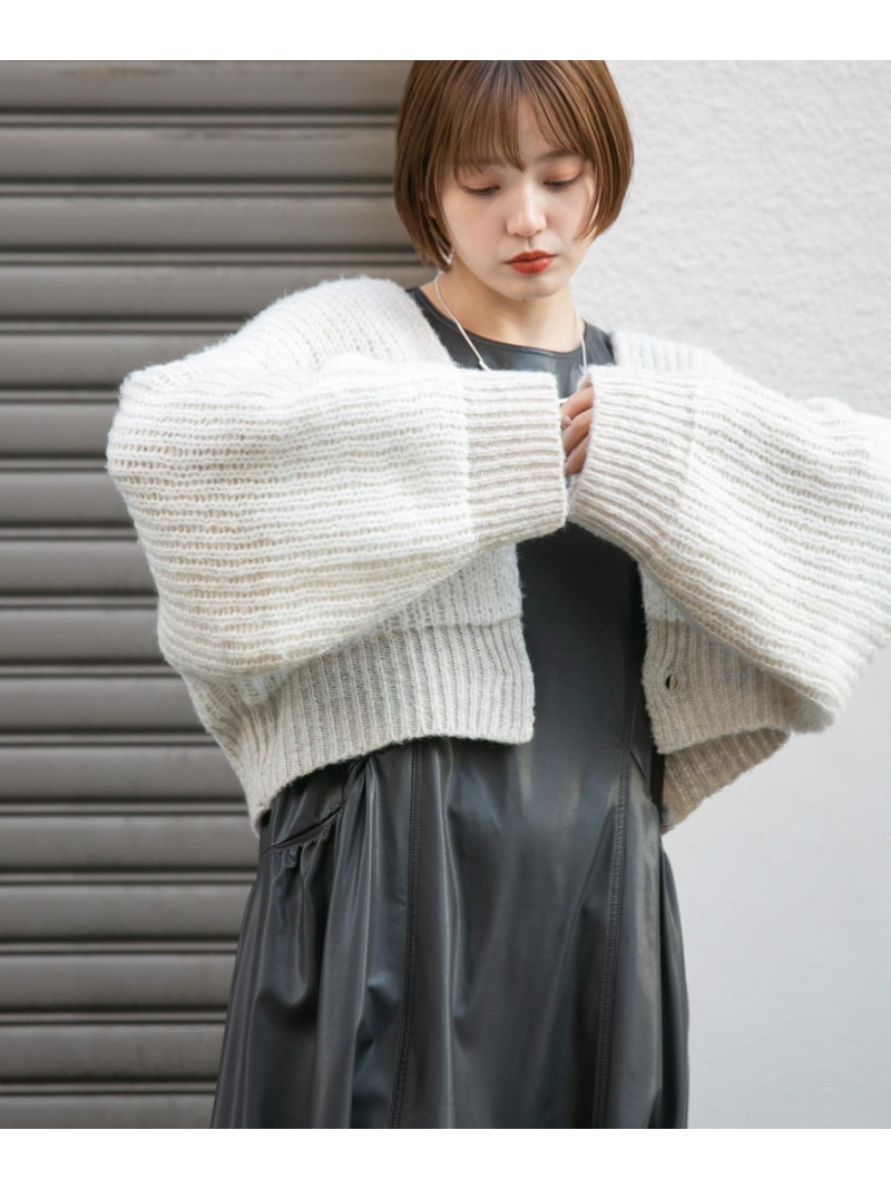 【楽天市場】【SALE／40%OFF】BIGチェックショートカーディガン KBF ケービーエフ トップス カーディガン ネイビー ホワイト パープル【RBA_E】【送料無料】[Rakuten ...