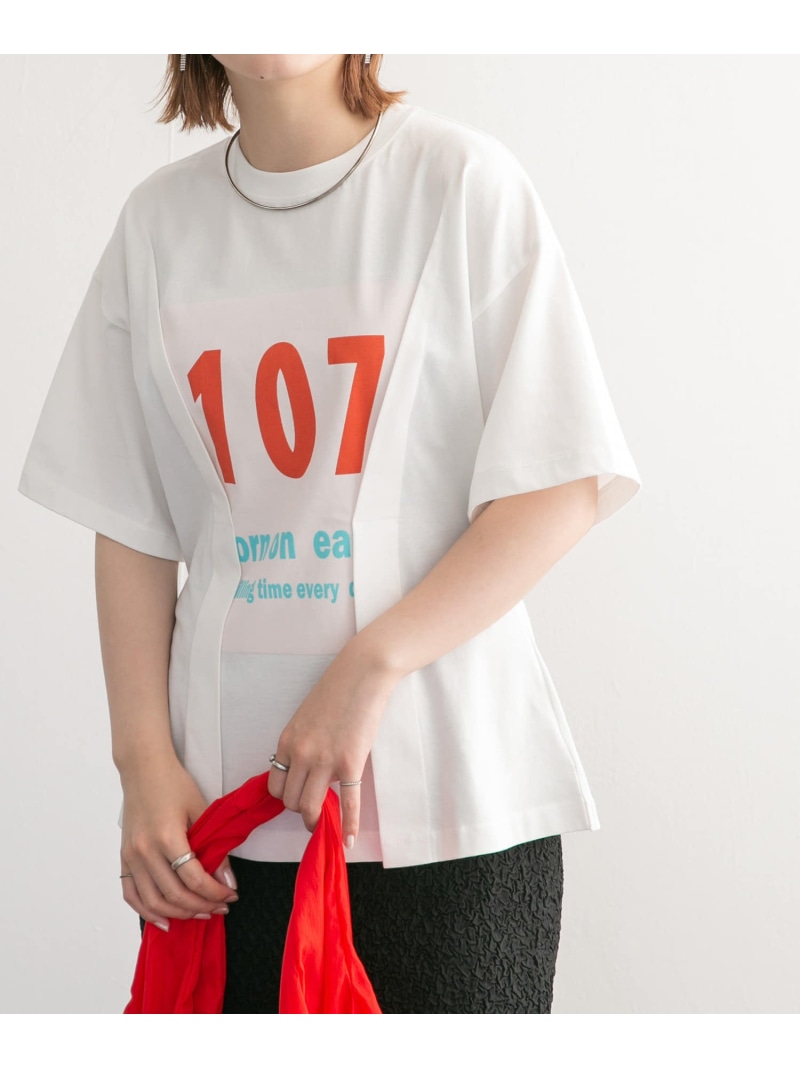 【楽天市場】【SALE／20%OFF】ウエストタックナンバリングTEE KBF ケービーエフ トップス カットソー・Tシャツ ホワイト イエロー【RBA_E】【送料無料】[Rakuten ...