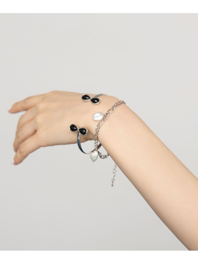 【楽天市場】【SALE／40%OFF】バングルコンビブレスレット KBF ケービーエフ アクセサリー・腕時計 ブレスレット・バングル シルバー【RBA_E】[Rakuten Fashion ...