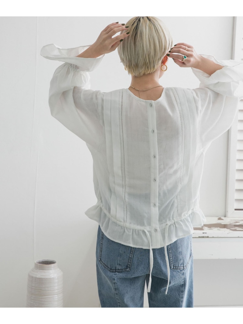 【楽天市場】【SALE／70%OFF】BACKリボンボリュームスリーブブラウス KBF ケービーエフ トップス シャツ・ブラウス ホワイト グリーン ブラック【RBA_E】[Rakuten ...