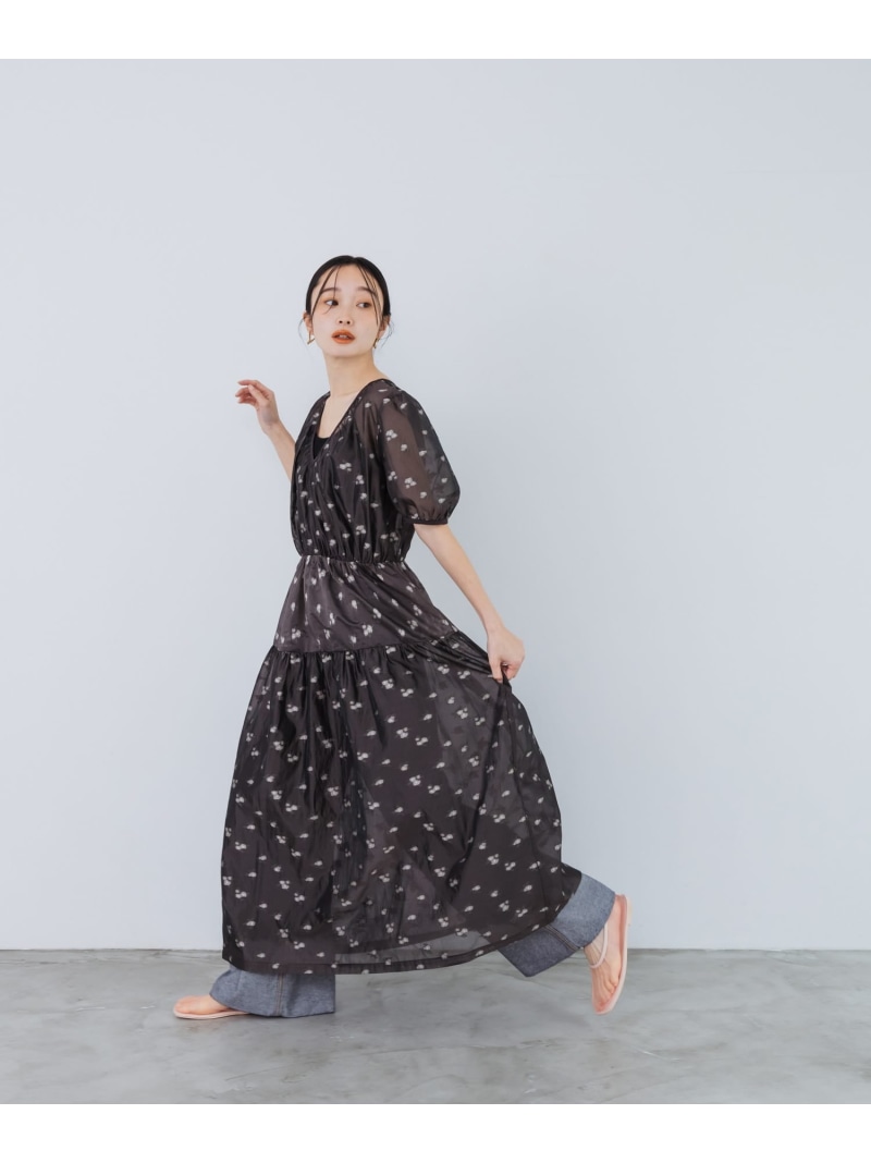 【楽天市場】【SALE／50%OFF】シアージャガードワンピース KBF ケービーエフ ワンピース・ドレス ワンピース ブラック ブラウン【RBA_E】【送料無料】[Rakuten ...