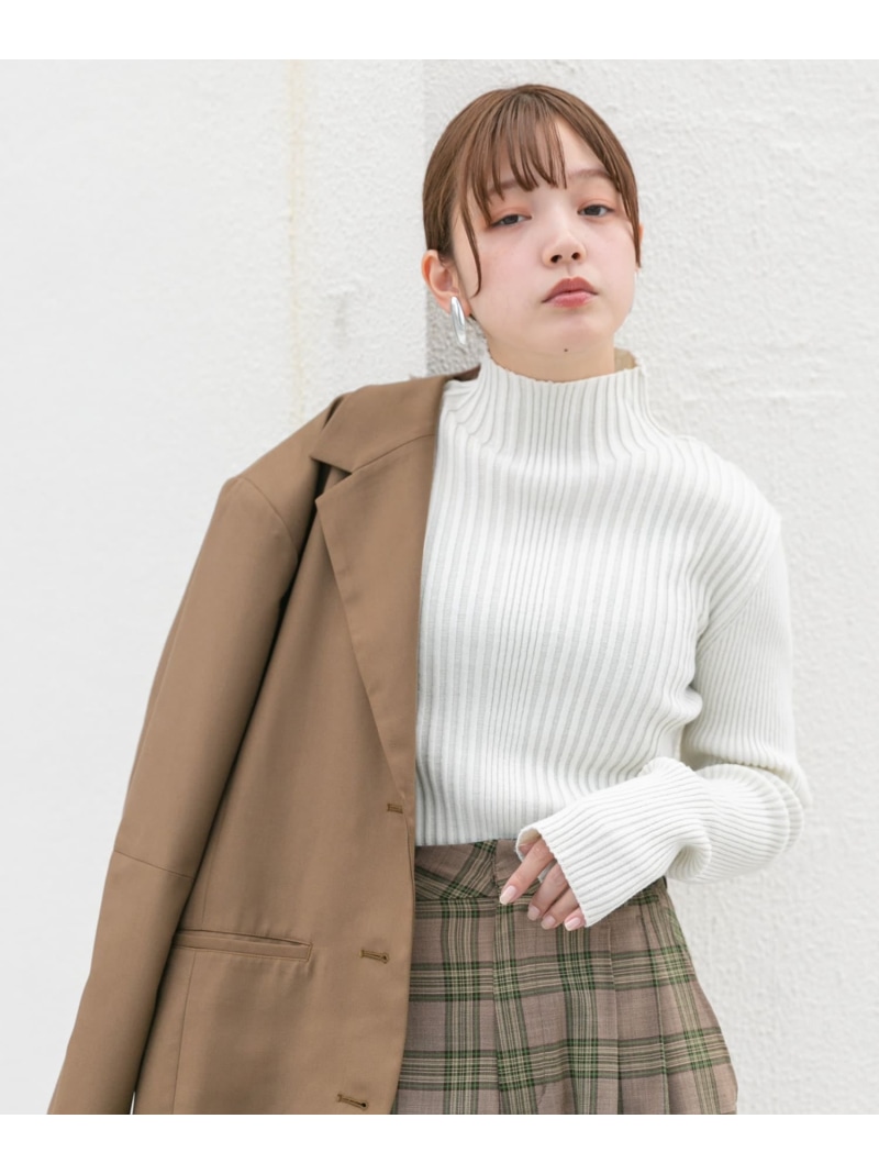 【楽天市場】『UR TECH』illi ランダムRIBハイネックニット KBF ケービーエフ トップス ニット ホワイト ブルー グレー【送料無料】[Rakuten Fashion]：KBF ...