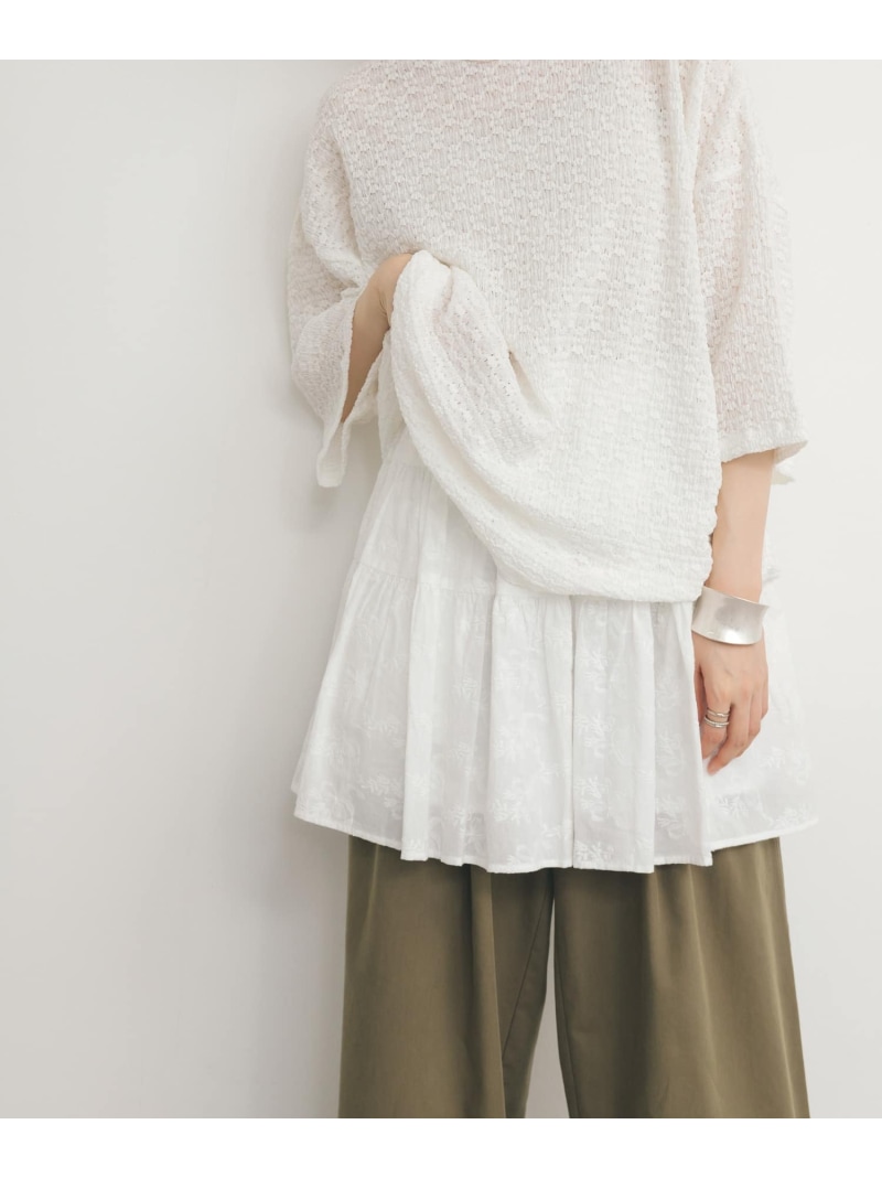 【楽天市場】【SALE／40%OFF】エンブロイダリーミニスカート KBF ケービーエフ スカート その他のスカート ブラック ホワイト【RBA_E】[Rakuten Fashion]：KBF ...