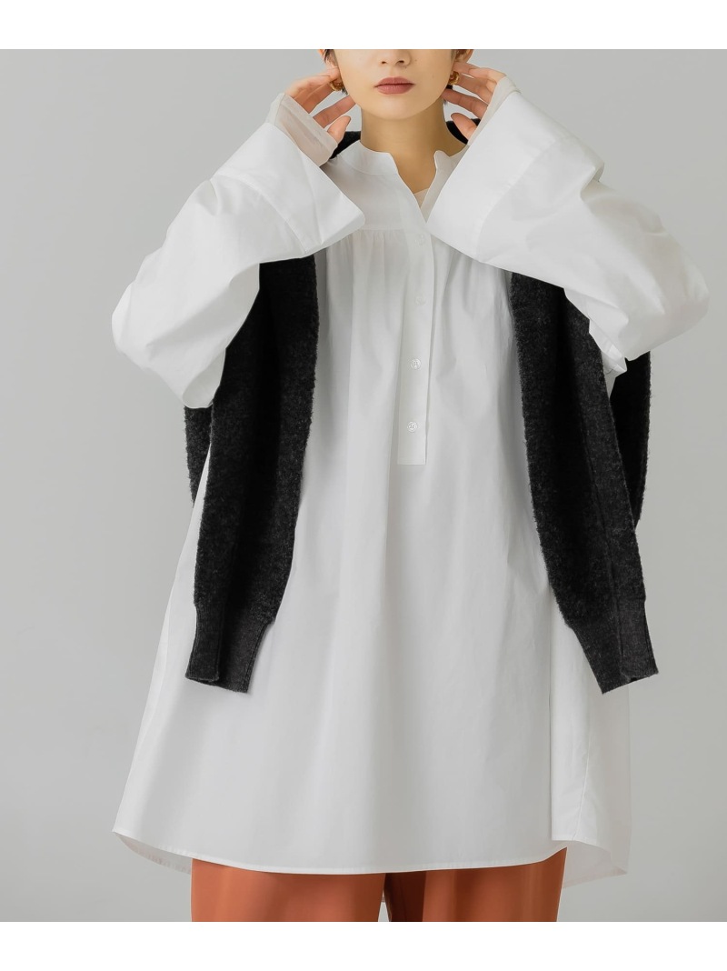 【楽天市場】【SALE／50%OFF】『WEB/一部店舗限定』デザインスリーブシャツチュニック KBF ケービーエフ トップス シャツ・ブラウス ホワイト ブルー グレー【RBA_E】【送料 ...