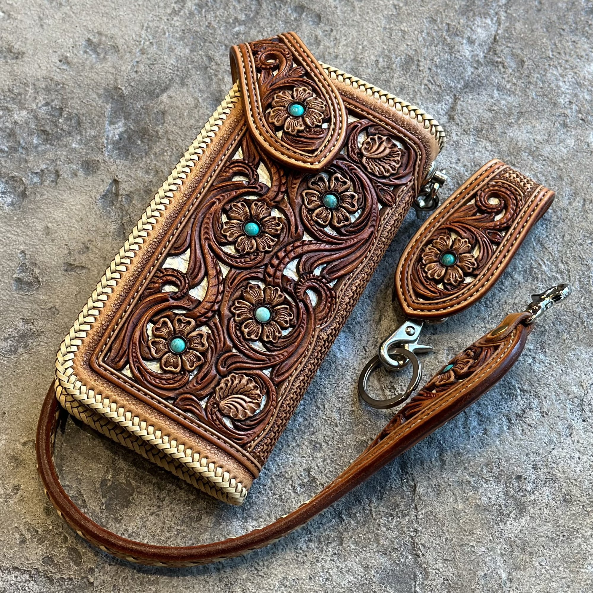 【楽天市場】【KC,s】ケーシーズ ライダースウォレット モンタナ アルチザンSX KKW005 クボタクラフト Kubota Craft 長財布 ロングウォレット カービング コインポケット ...