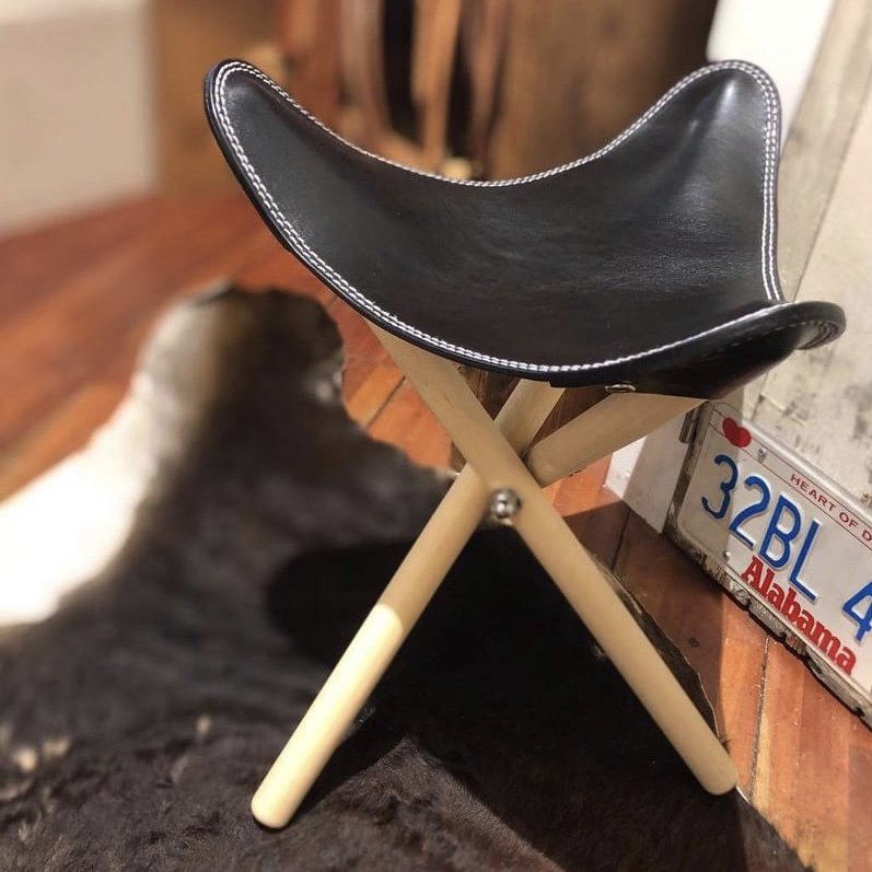 【楽天市場】【KC,s】ケーシーズ KCs ケイシイズ サドルスツール プレーン カウハイド：KC.s Trading Post