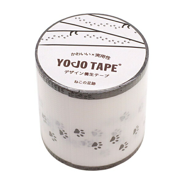 【楽天市場】YOJO TAPE デザイン養生テープ【ねこの足跡】：文具・文房具のKDM 楽天市場支店