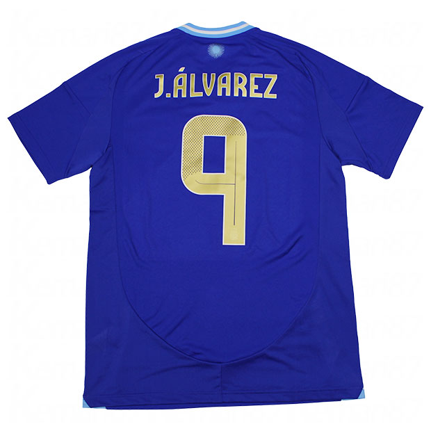 【楽天市場】【ポイント15倍】アルゼンチン代表 2024 アウェイ 半袖レプリカユニフォーム 9.フリアン・アルバレス 【adidas ...