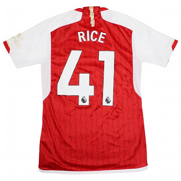 【楽天市場】【10/30までポイント5倍】アーセナル 23-24 ホーム 半袖レプリカユニフォーム 41.デクラン・ライス 【adidas ...