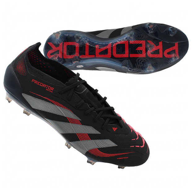 【楽天市場】【ポイント10倍】プレデター ELITE FG コアブラック×グレーフォー 【adidas|アディダス】サッカースパイク ...