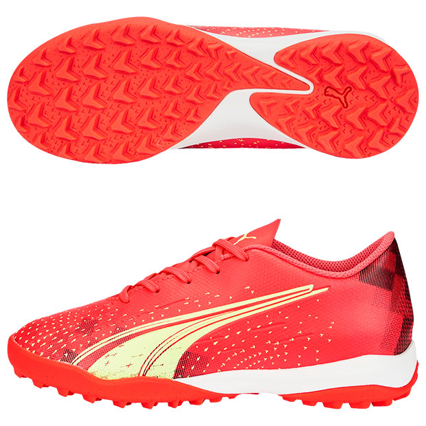 【楽天市場】【10/30までポイント5倍】ジュニア ウルトラ プレイ TT + MID JR フェアリーコーラル×フィジーライト 【PUMA ...