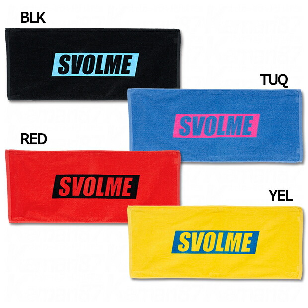 【楽天市場】BOXロゴフェイスタオル 【SVOLME|スボルメ】サッカーフットサルアクセサリー1241-27229：kemari87楽天市場店