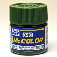【楽天市場】塗料 C340 フィールドグリーン FS34097【新品】 GSIクレオス Mr.カラー 【メール便不可】：ゲーム＆ホビー ケン ...