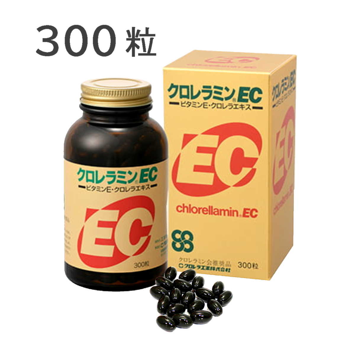 【楽天市場】クロレラ工業 クロレラミンEC クロレラエキスCVE カプセルタイプ 300粒：健康美茶屋