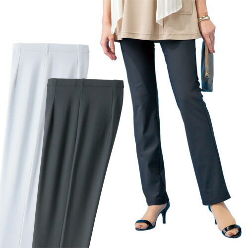 楽天市場】ストレッチパンツ ストレート 柄パンツ レディース 日本製