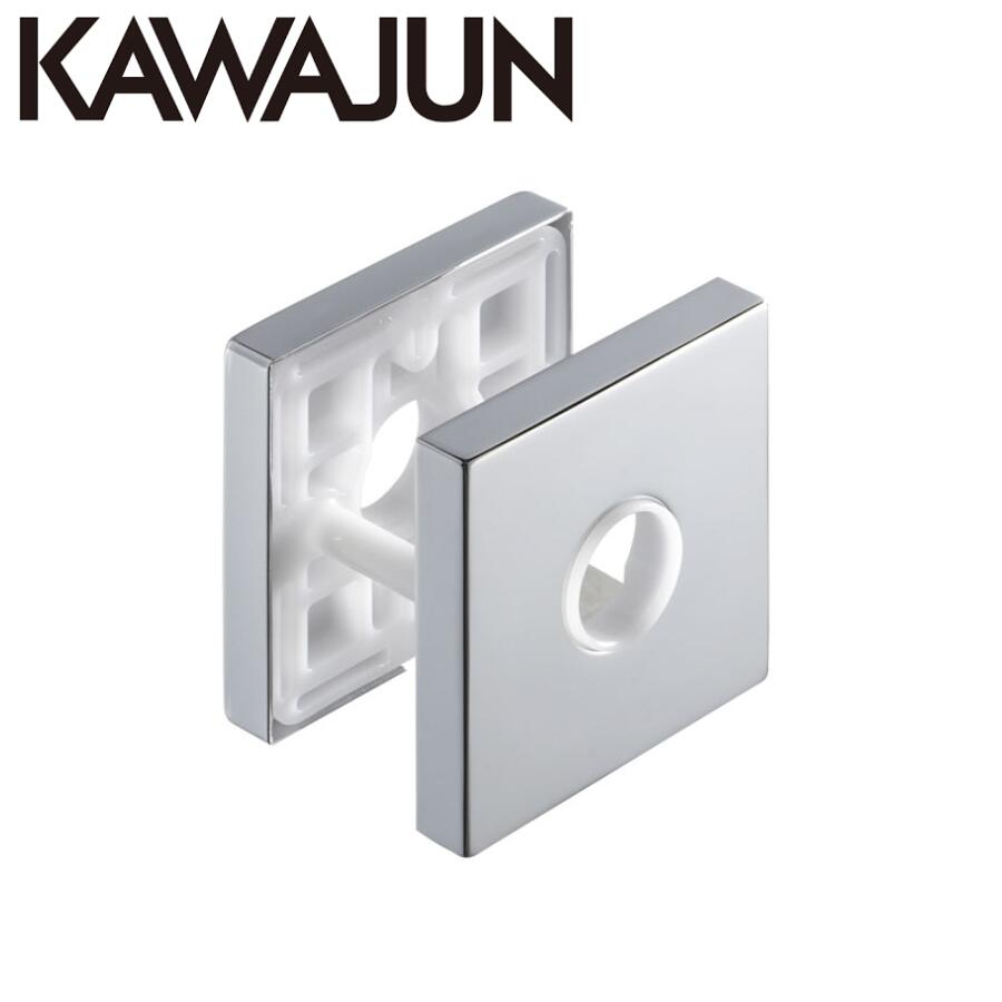 【楽天市場】KAWAJUN カワジュン レバー用角座セット T2プレート C5353-C クローム仕上げ 簡単DIY設置で高級感を演出する耐久性抜群：建築金物おまかせ店