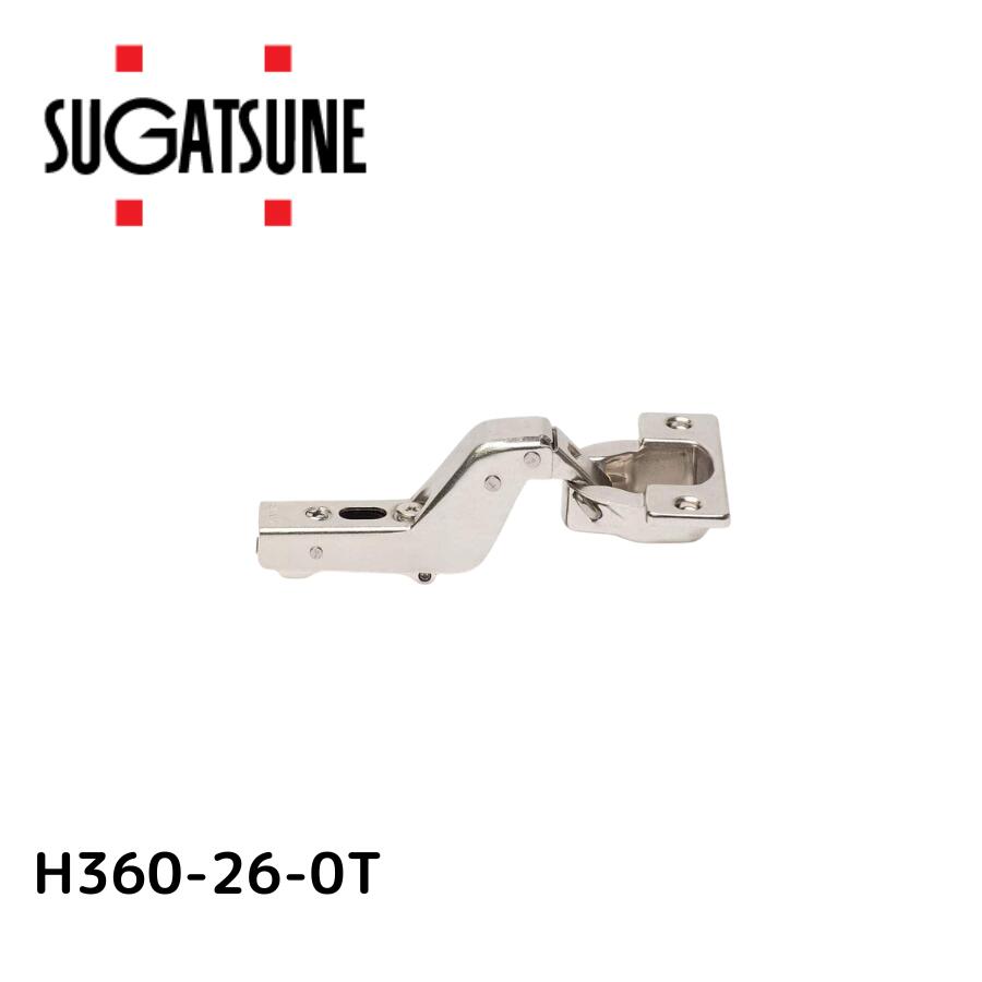 【楽天市場】スガツネ工業 H360-26-0T 160029083 H360−26−0Tラプコン搭載 オリンピア スライドヒンジ 厚扉用 ...