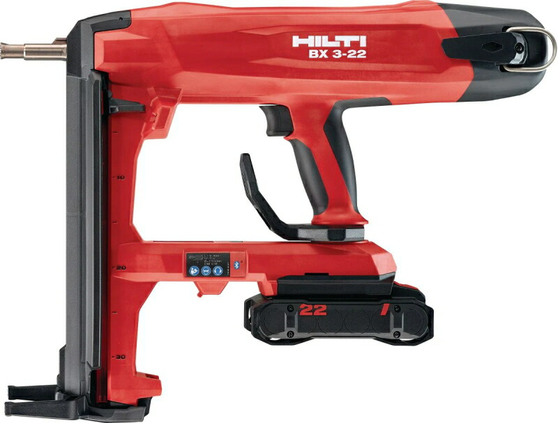 【楽天市場】HILTI（ヒルティ） NURON 22Vバッテリー式鋲打機 BX3-L_N P2/55【2.6Ahバッテリー×2個・充電器・ケース付】：ケンチクボーイ