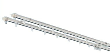 【楽天市場】TOSO 伸縮式カーテンレール AJ606 ダブル 3m（1.60～3.00m） ホワイト：ケンチクボーイ