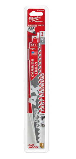【楽天市場】ミルウォーキー AX 剪定用カーバイドレシプロソーブレード 3TPI 229mm（1本） 48-00-5232：ケンチクボーイ