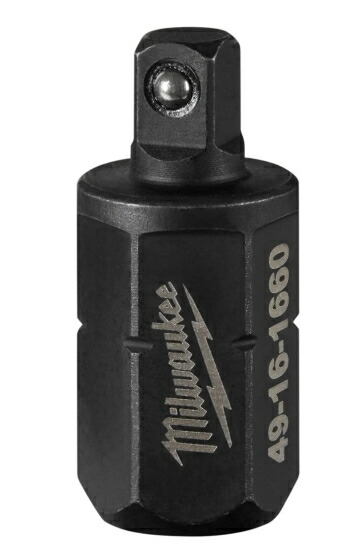 【楽天市場】ミルウォーキー INSIDER パススルーラチェット専用 1/4インチ（6.35mm）角 アンビルアダプター 49-16-1660 ...