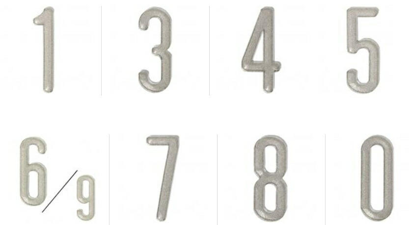 【楽天市場】KAWAJUN（カワジュン） ルームナンバー GP-2-015（ソフトニッケル）【1文字単位】【※メーカー取寄の諸経費が送料に含ま ...