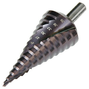 【楽天市場】DENSAN（デンサン/ジェフコム） ブラックチタンステップドリル（10mm丸軸） DSB-439RS：ケンチクボーイ