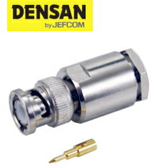 【楽天市場】DENSAN（デンサン/ジェフコム） BNC型ストレートプラグ（半田締付タイプ） 2個入 LBNC-7C-2P：ケンチクボーイ